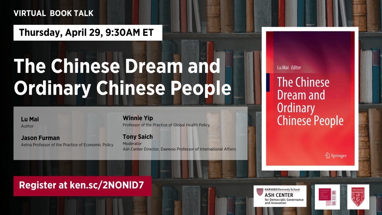 Book Talk: The Chinese Dream and Ordinary Chinese People – Rajawali ...